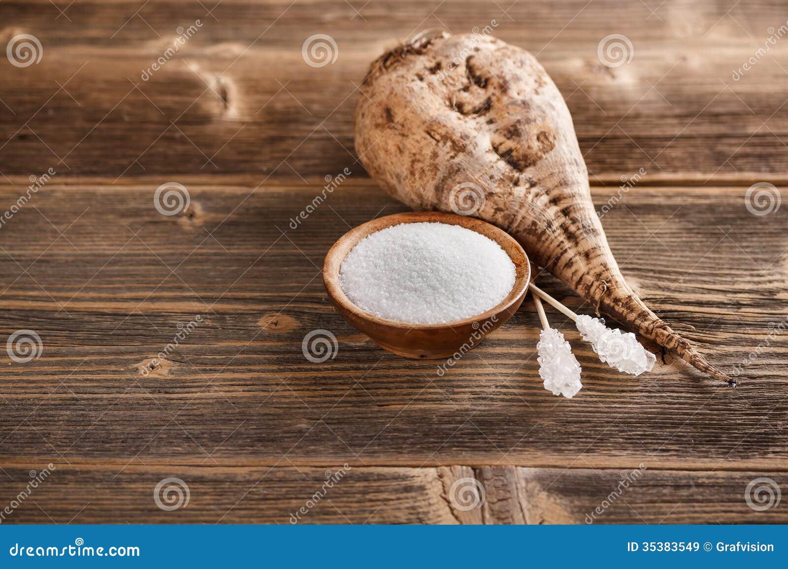 Witte suiker stock afbeelding. Image of stokken, korrel - 35383549