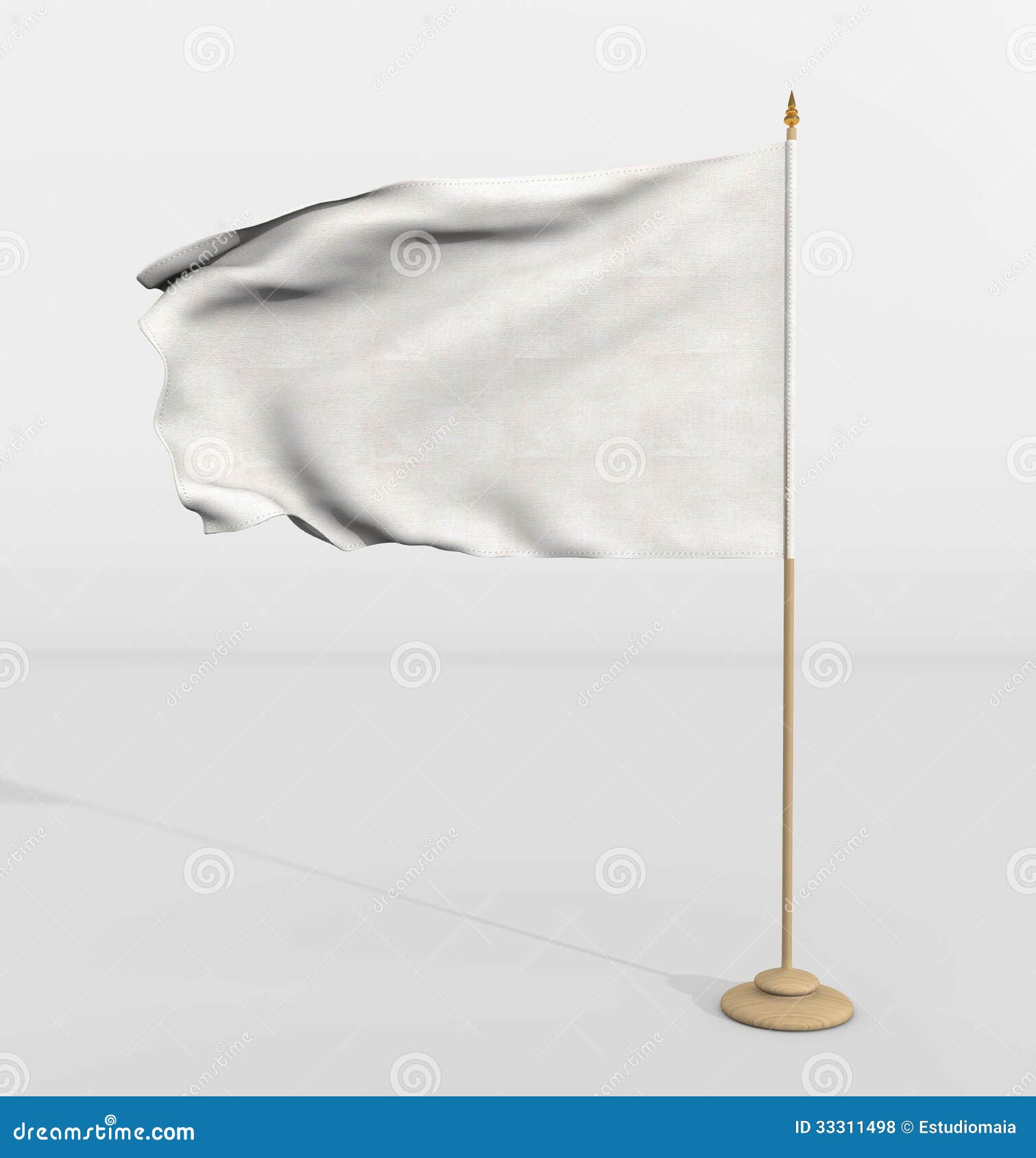 Witte vlag stock illustratie. Illustration of spatie - 33311498