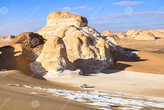 Witte Woestijn, Egypte stock foto. Image of paddestoel - 54148530