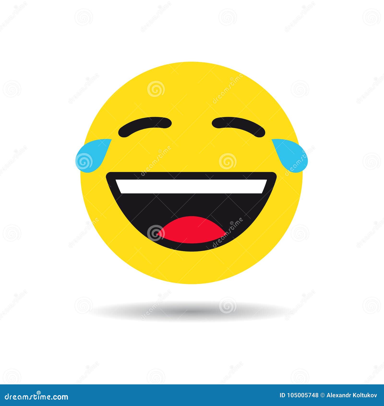 Witz Emoticon- Oder Emojisymbol Vektor Abbildung - Illustration von ...