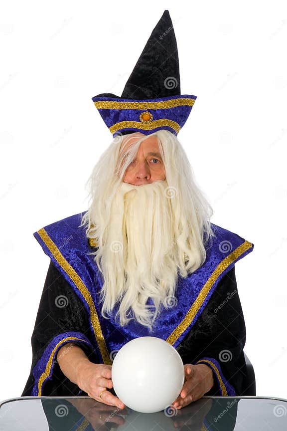 Wizard stock image. Image of enigmatic, predicting, sorcerer - 8188265