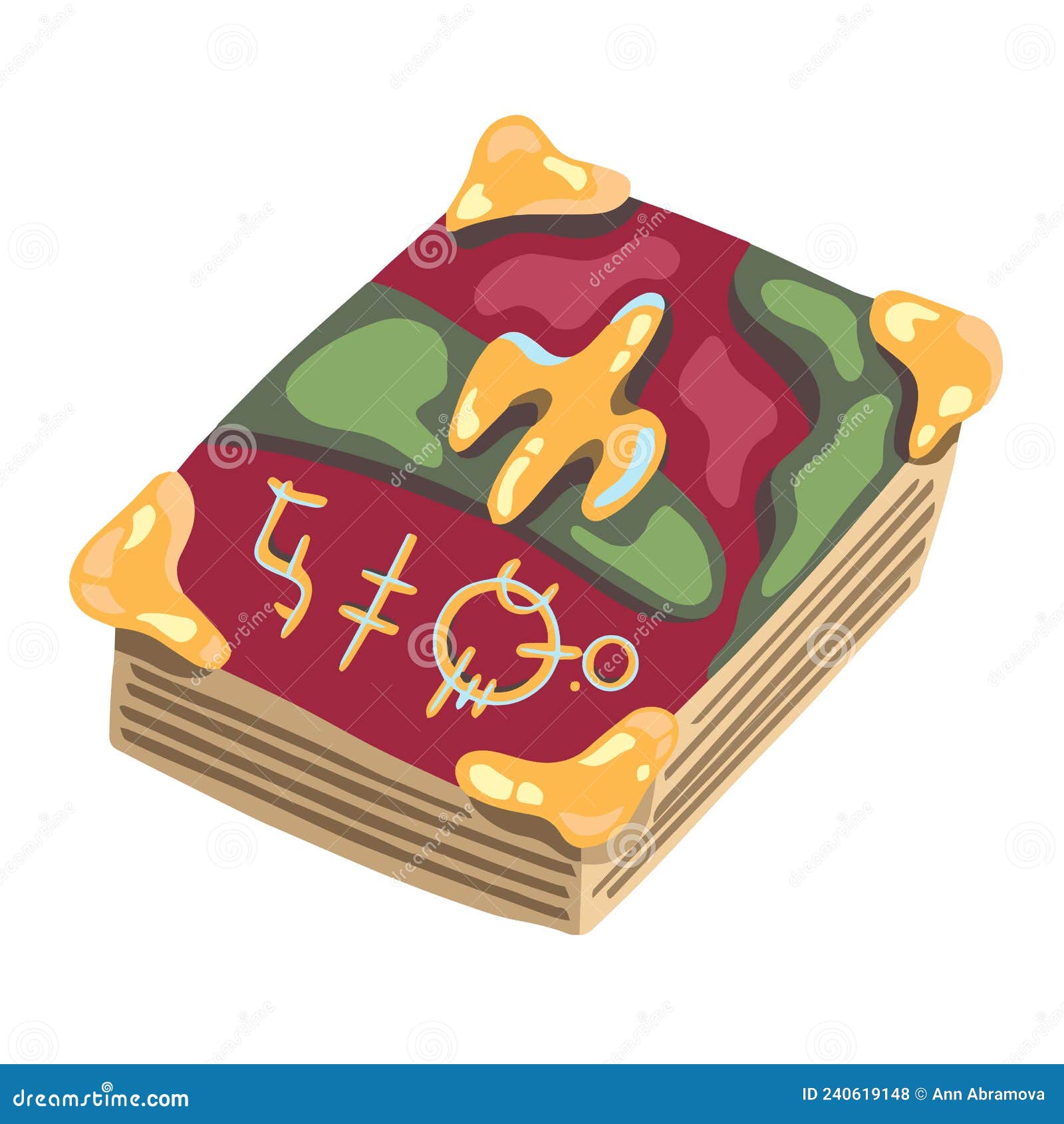 Wizard Book Icon Vector Outline Illustration | CartoonDealer.com #175029381