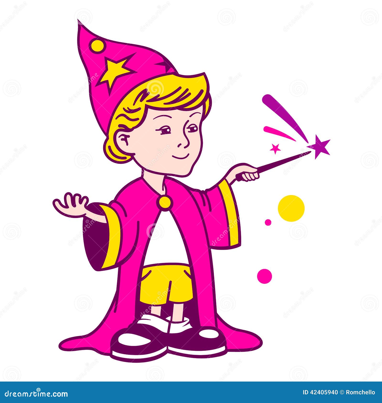 Wizard Boy Logo Royalty-Free Stock Image | CartoonDealer.com #42405940