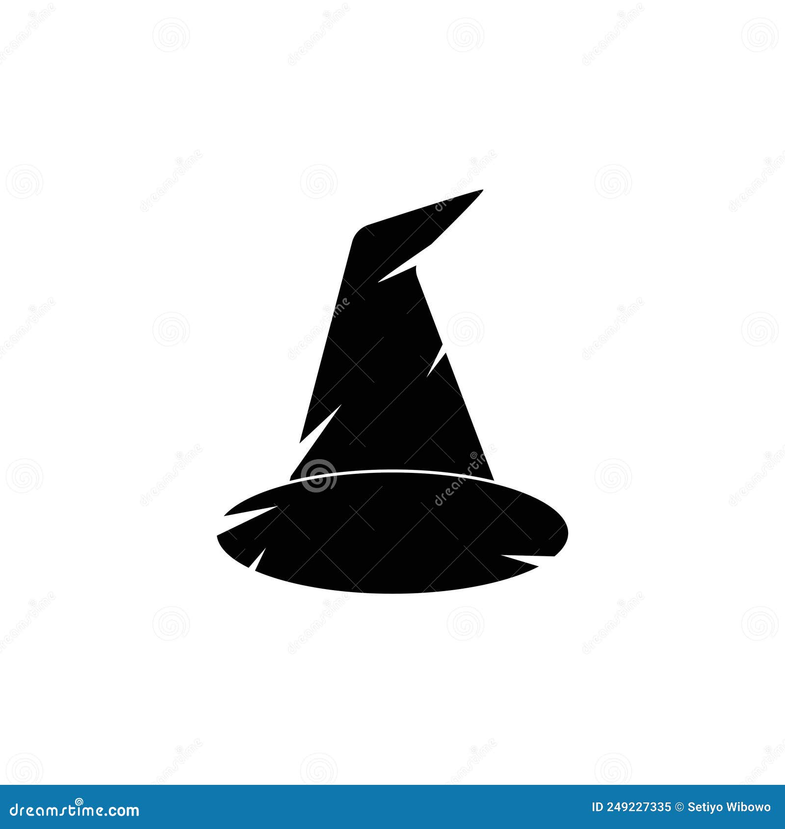 Wizard Cap Character Logo Vector Template Stock Vector - Illustration ...
