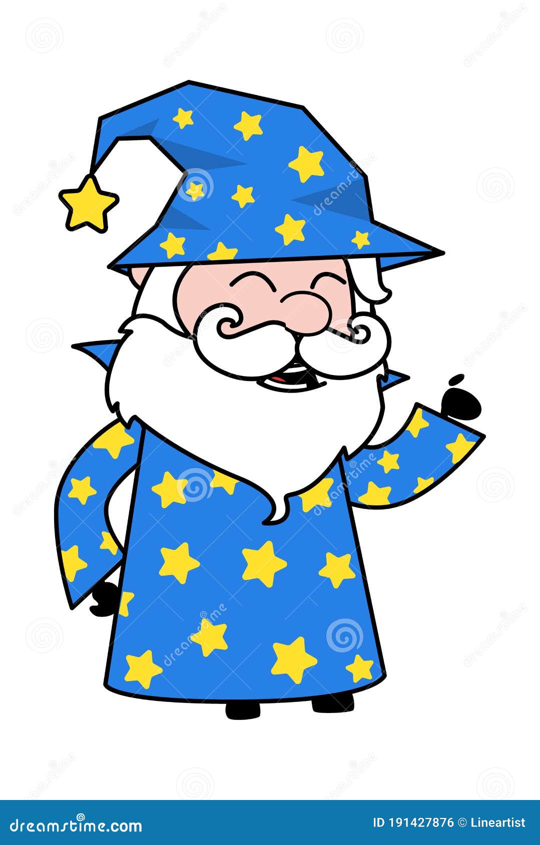 Wizard Cartoon Arguing stock vector. Illustration of speech - 191427876