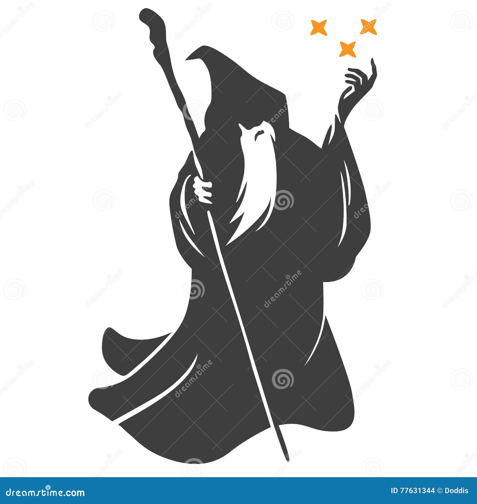 Wizard Vector Illustration | CartoonDealer.com #28122038