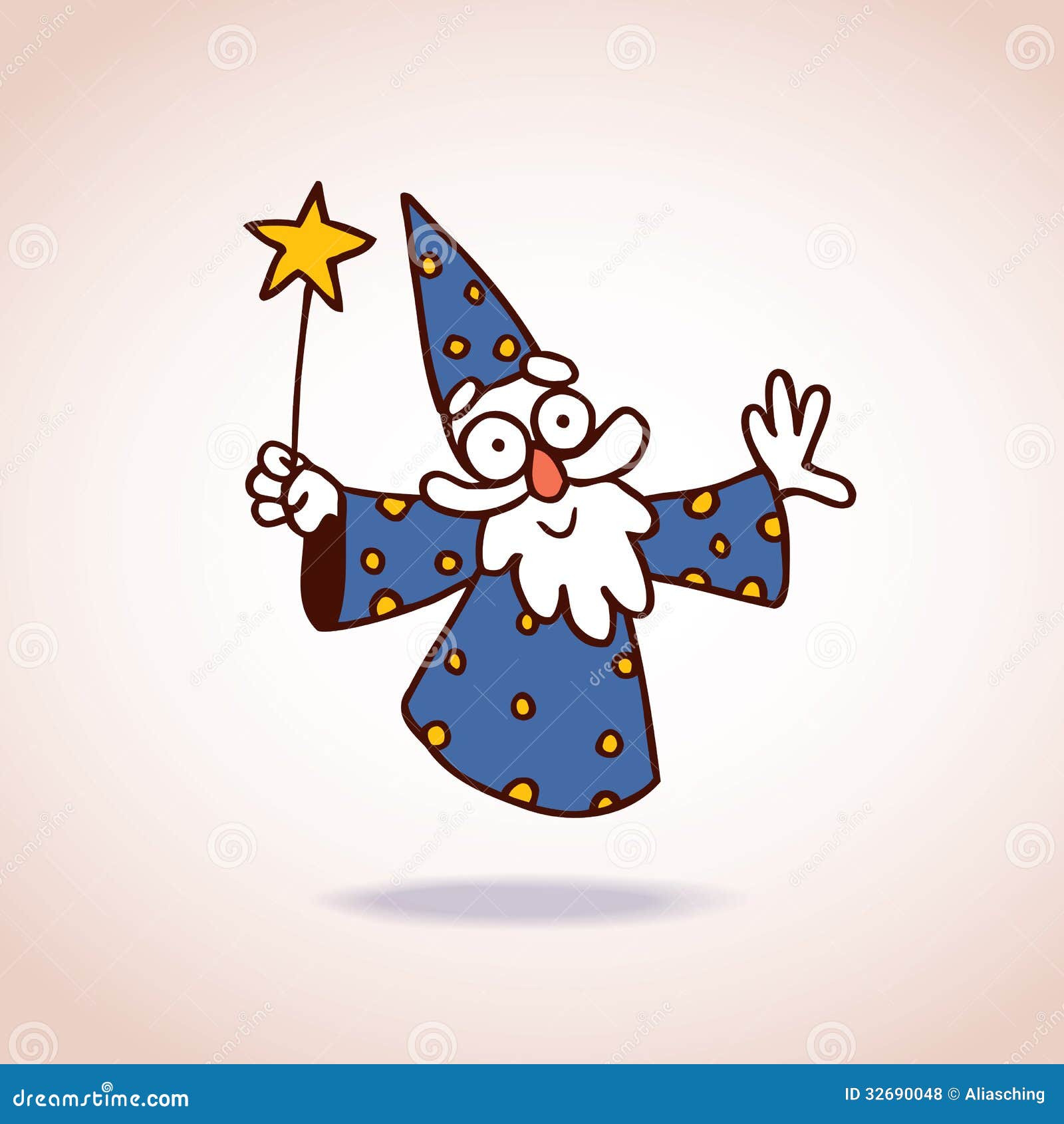 Wizard character stock vector. Illustration of retro - 32690048