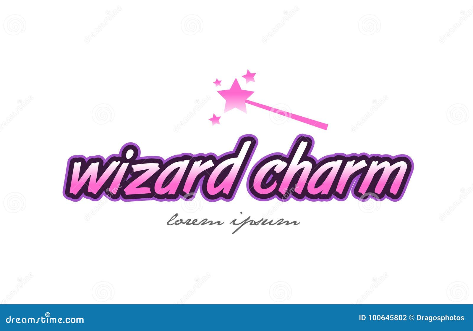 Charm Text, Calligraphic Style Editable Text Effect Vector Illustration ...