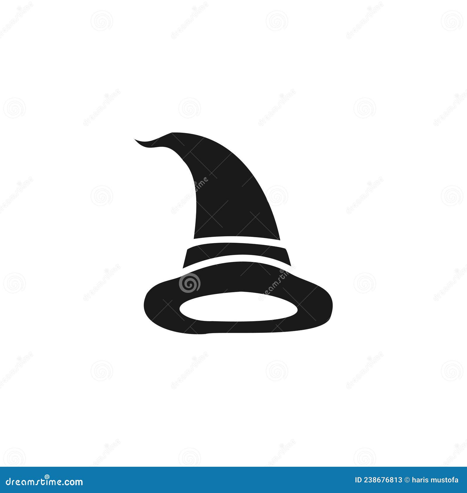 Wizard Hat Icon Design Template Vector Isolated Stock Vector ...