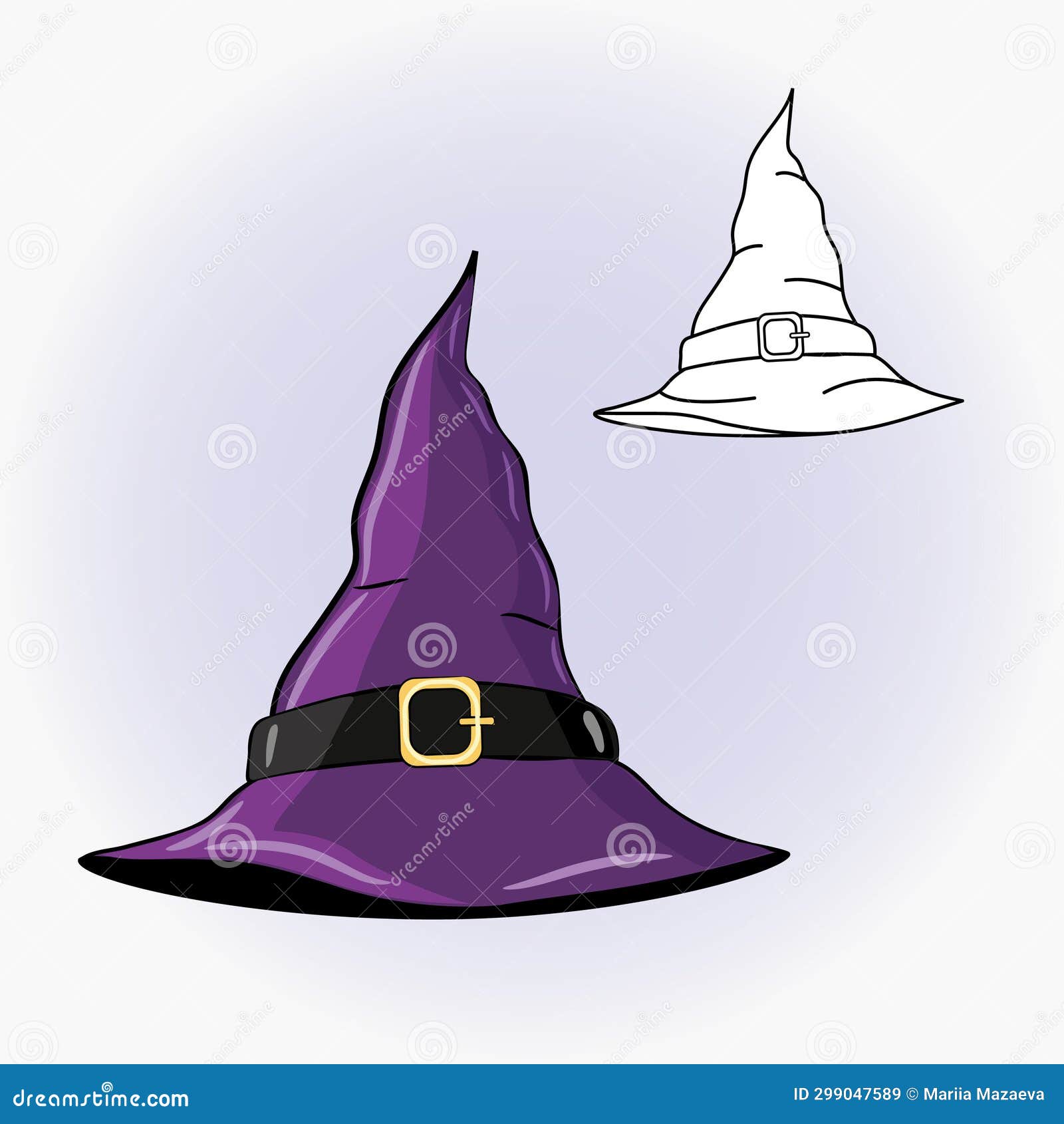 Wizard Hat Logo Icon Flat Design Vector Stock Vector - Illustration of ...