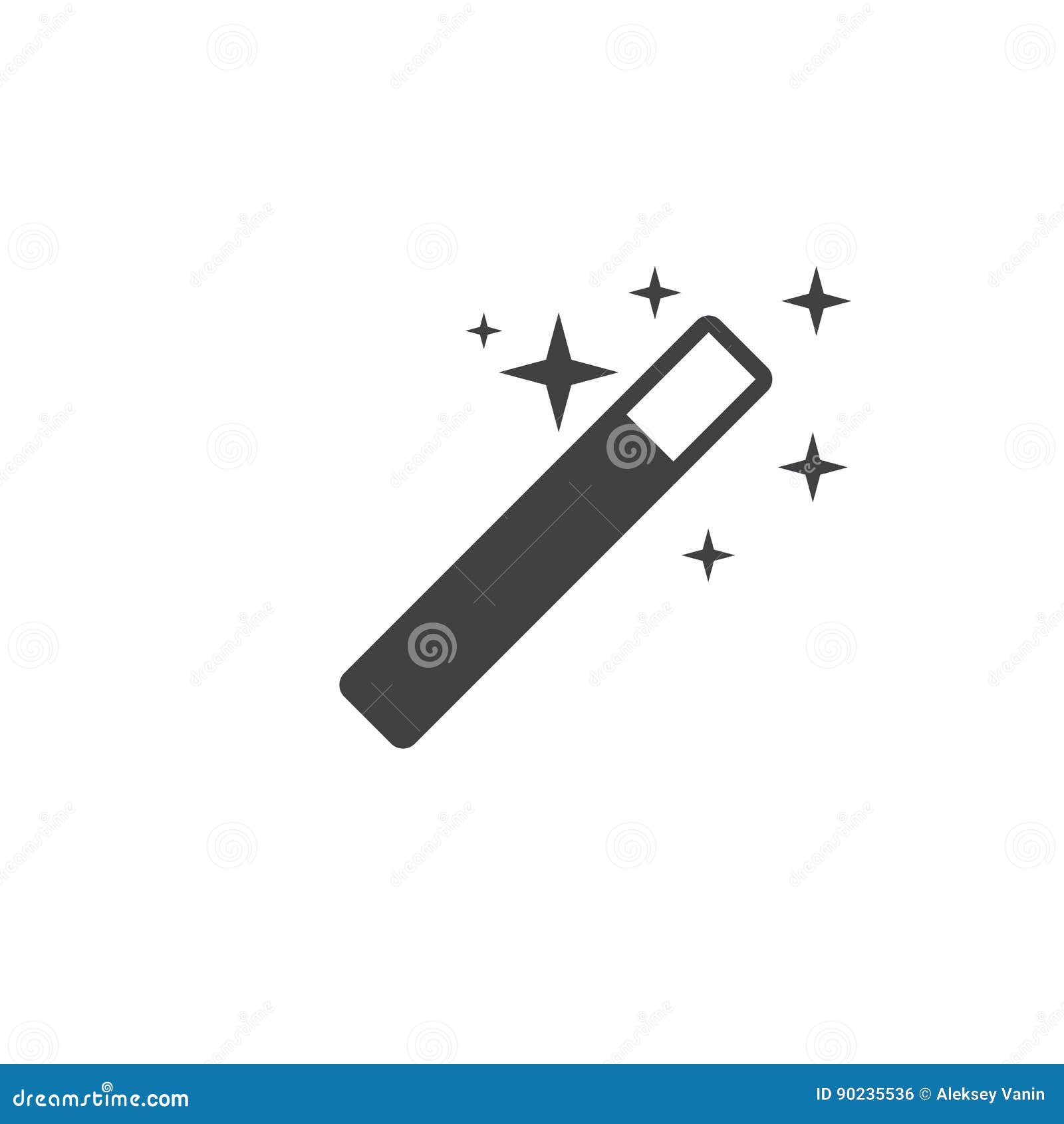 Wizard Icon , Magic Stick Solid Logo Illustration, Pictogr Stock ...