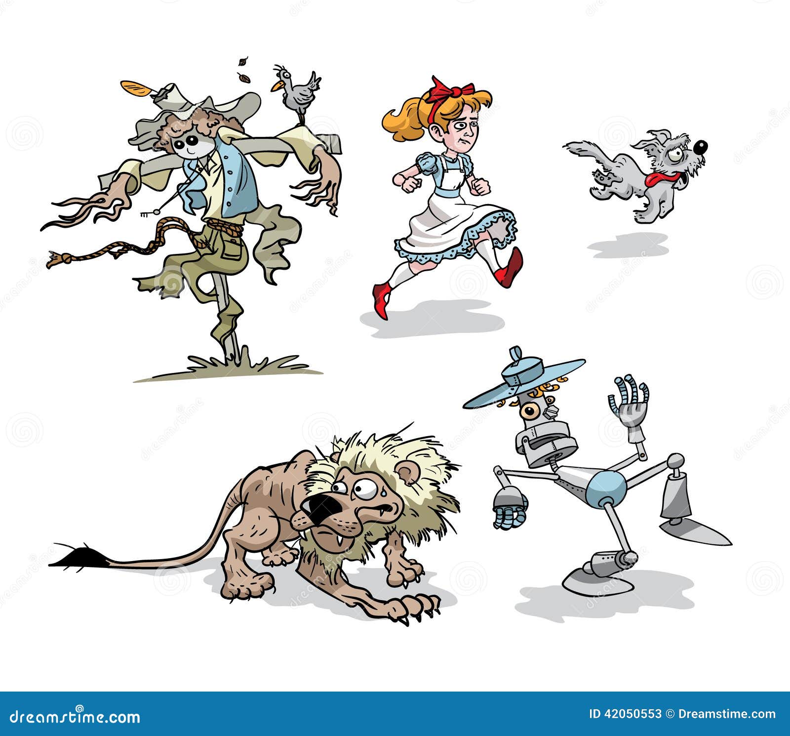 The Wizard of Oz stock illustration. Illustration of funny - 42050553