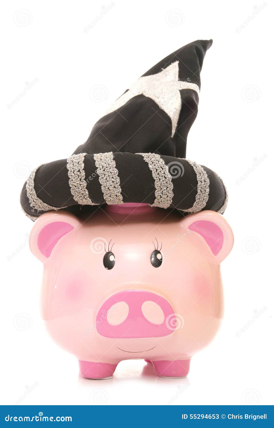 Wizard piggy bank stock image. Image of wizard, studio - 55294653