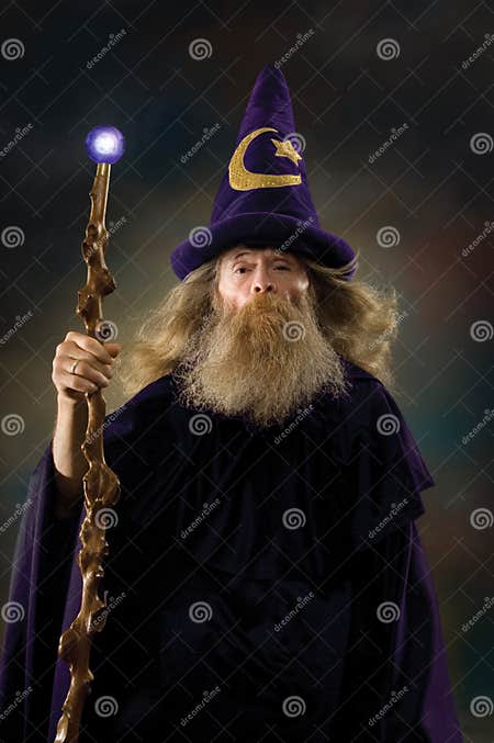 Wizard Portrait stock photo. Image of magic, gandalf, myth - 5838516