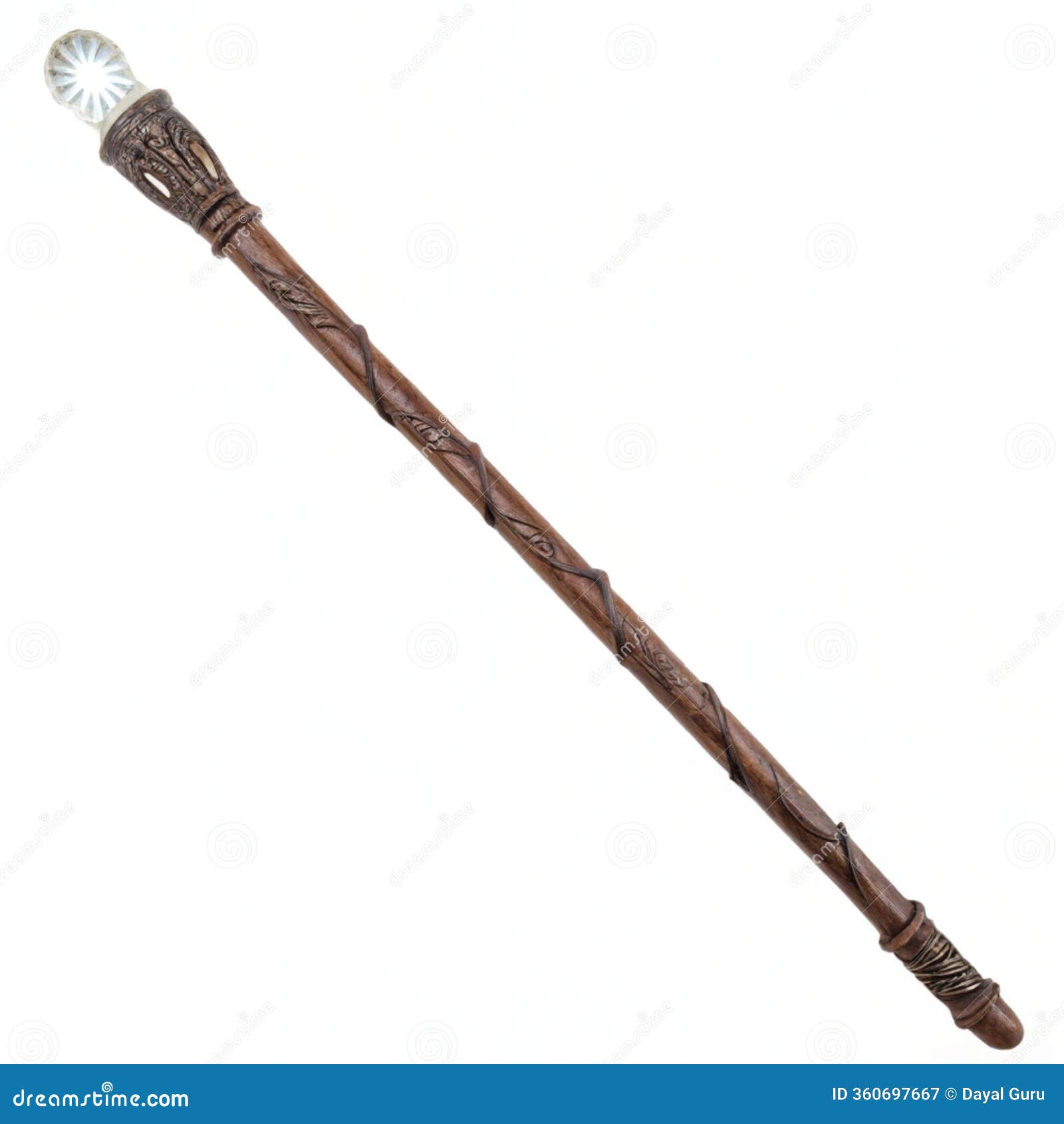 Wizard With Staff Coloring Page: A Detailed Black And White ...