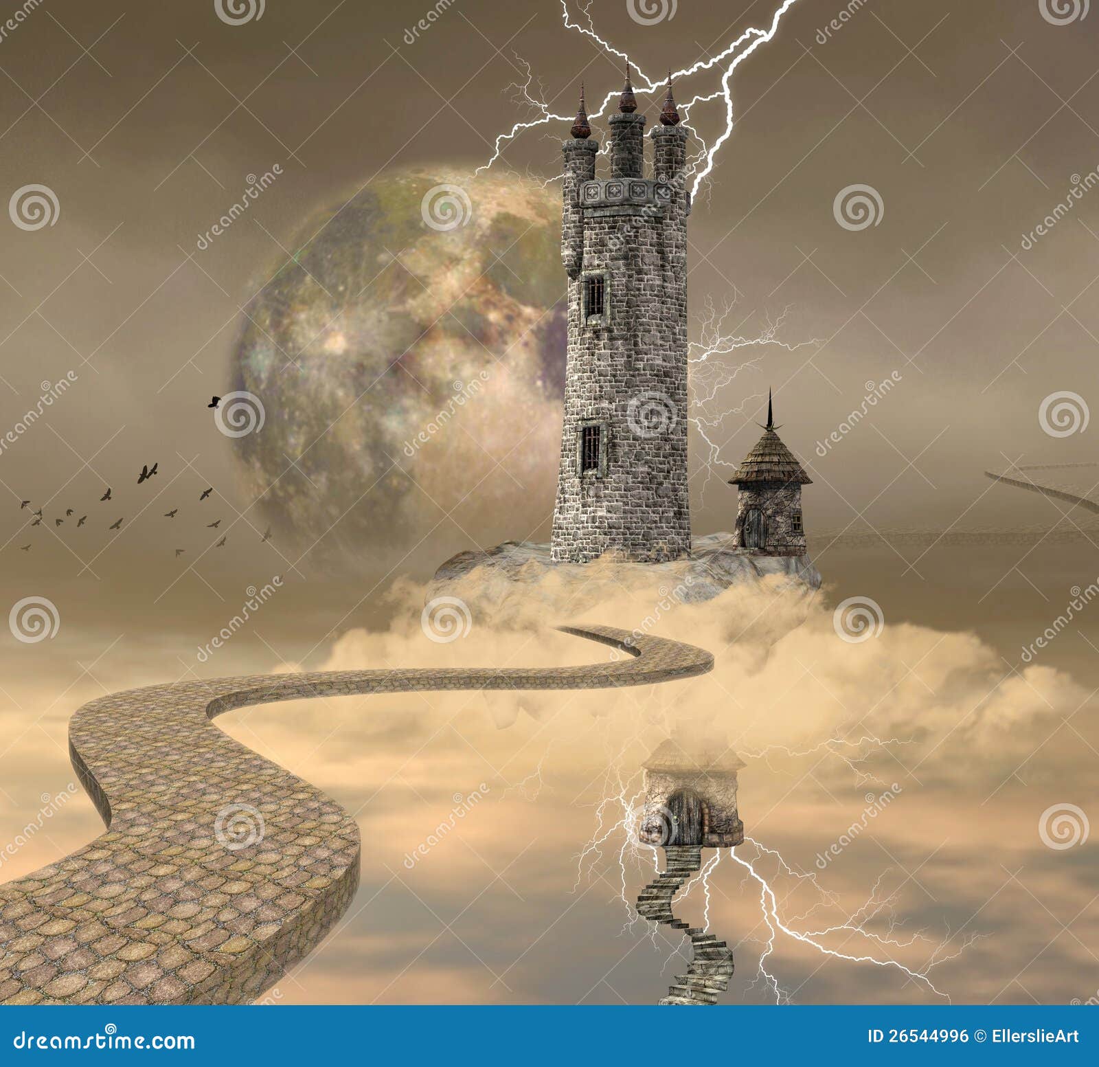 The Wizard Tower Royalty-Free Illustration | CartoonDealer.com #26544996