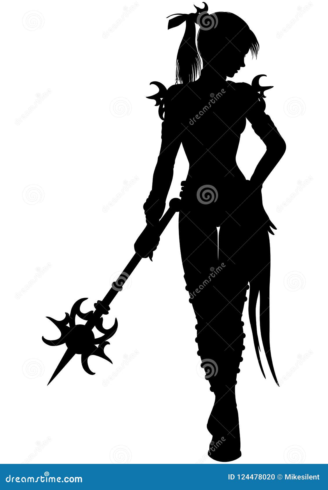 Warrior Woman Silhouette Clip Art Warrior Woman Silhouette Clip Art