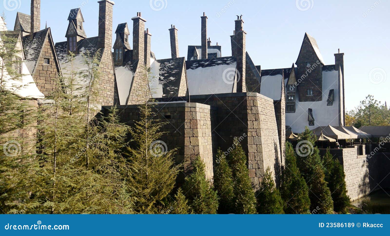 The Wizarding World of Harry Potter Castle Stock Image - Image of ...