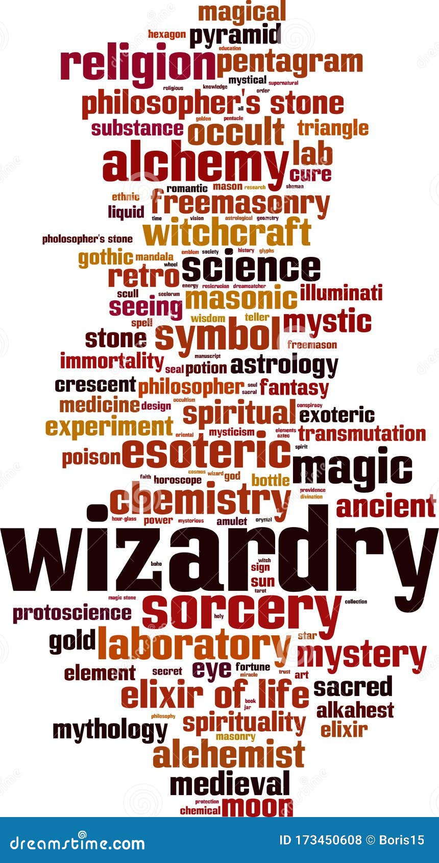 Wizardry Word Text Logo Icon Design Concept Idea Vector Illustration ...