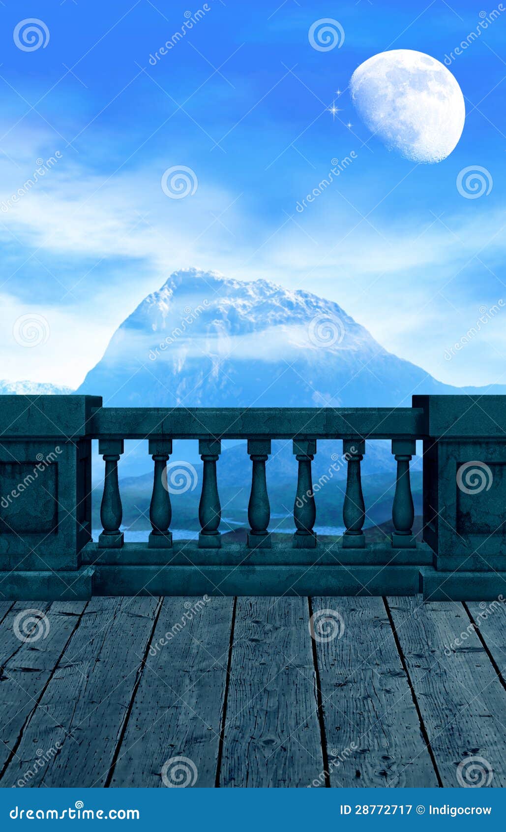 The Wizards Look Out stock illustration. Illustration of setting - 28772717