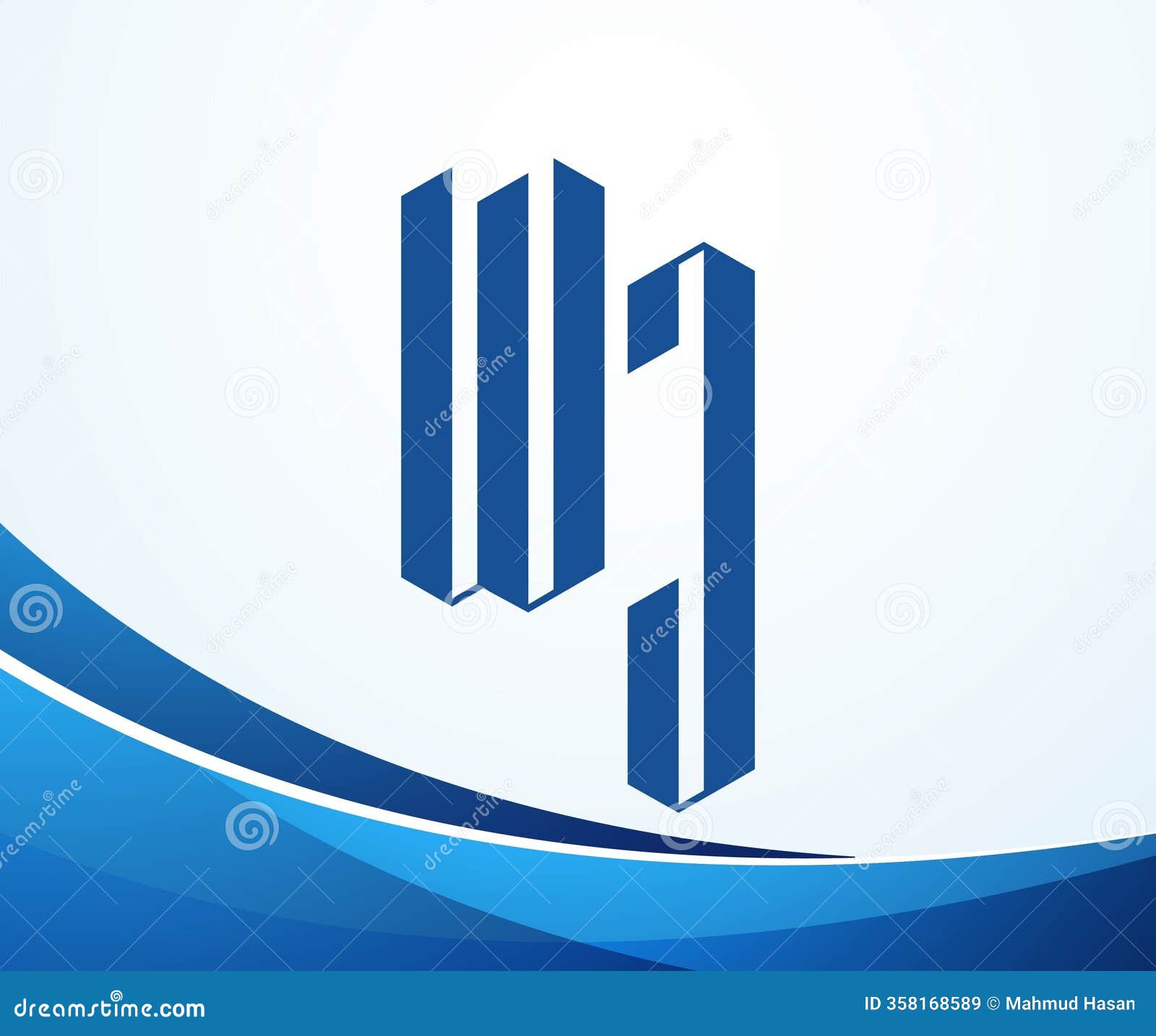 WJ Alphabet Letter Logo Design Template Elements Stock Vector ...