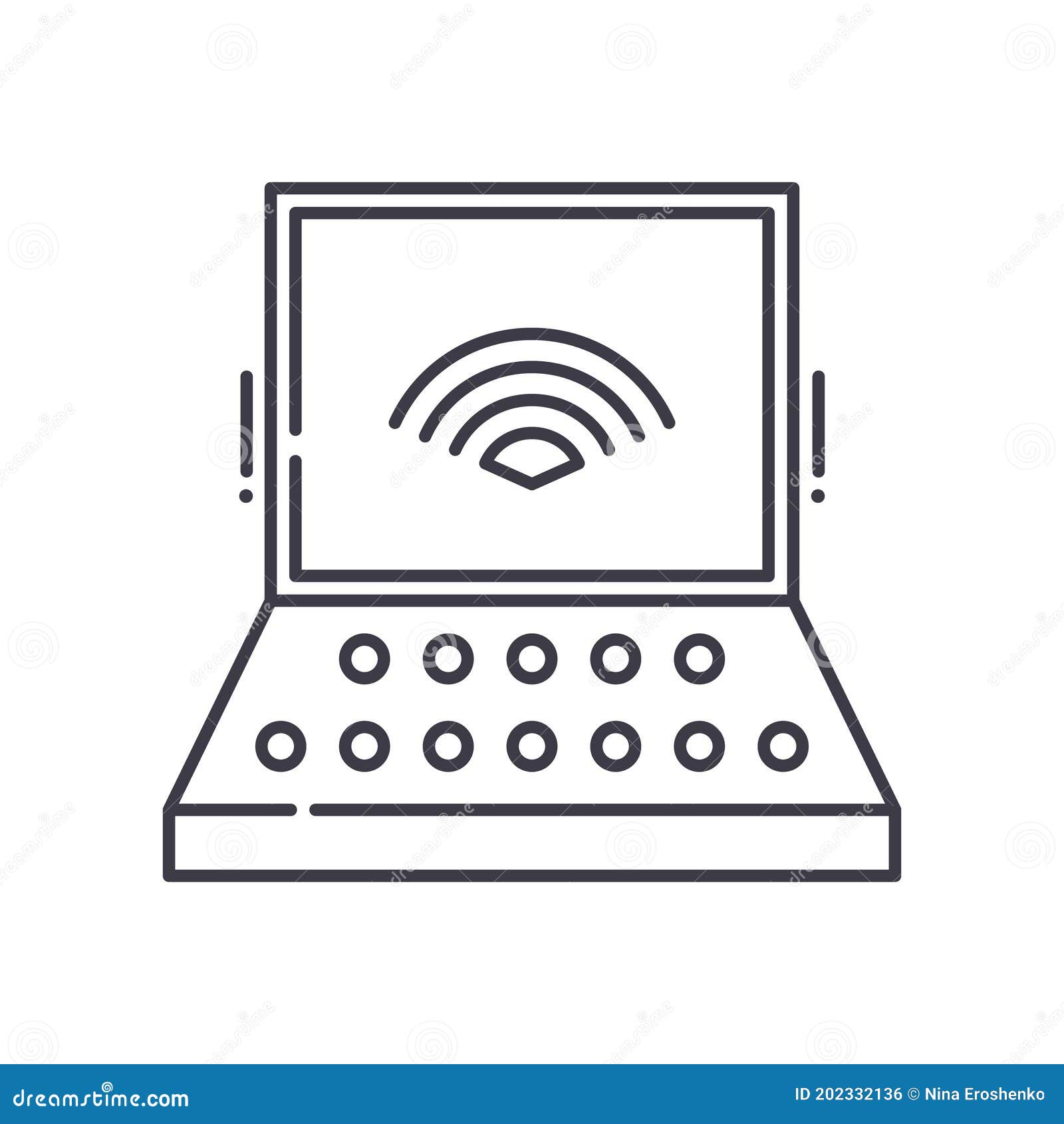 Wlan Design Icon Cartoon Vector | CartoonDealer.com #107963201