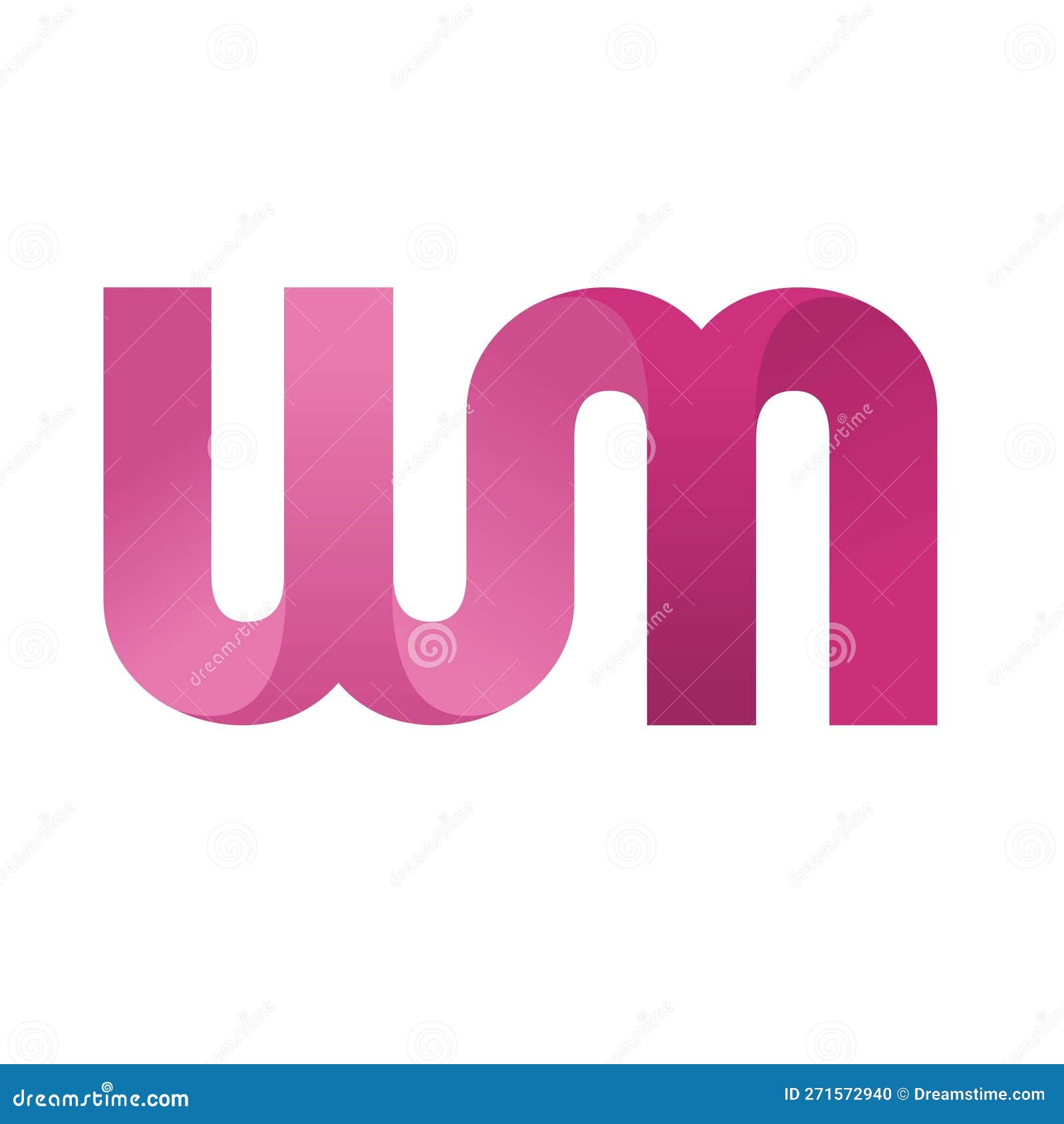 WM Logo Symbol Icon 3d Vector Illustration Company Logo Template Stock ...