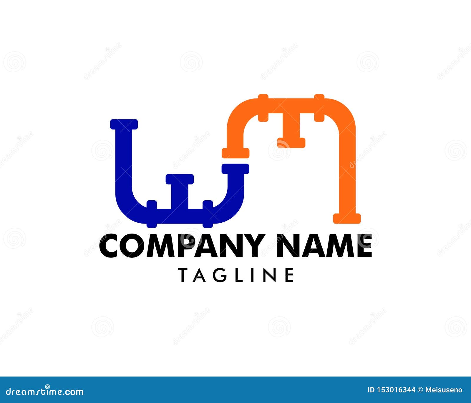 WM Pipe Letter Logo Icon Design Stock Vector - Illustration of element ...