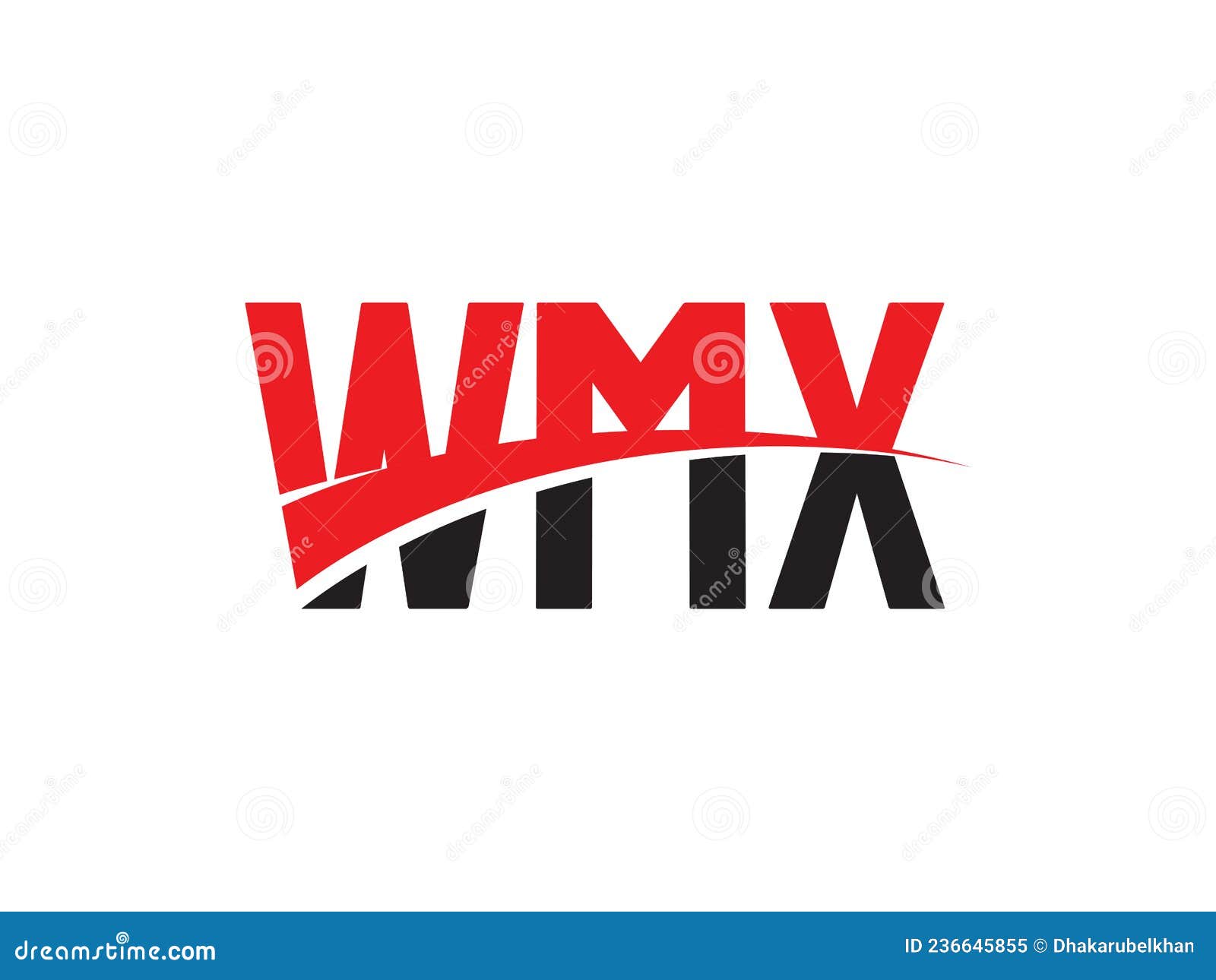 WMX Letter Initial Logo Design Vector Illustration Stock Vector ...
