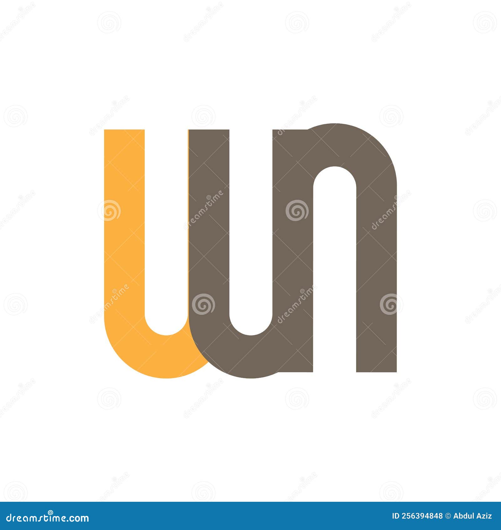 WN, W N Letter Icon Logo Vector Stock Vector - Illustration of icon ...
