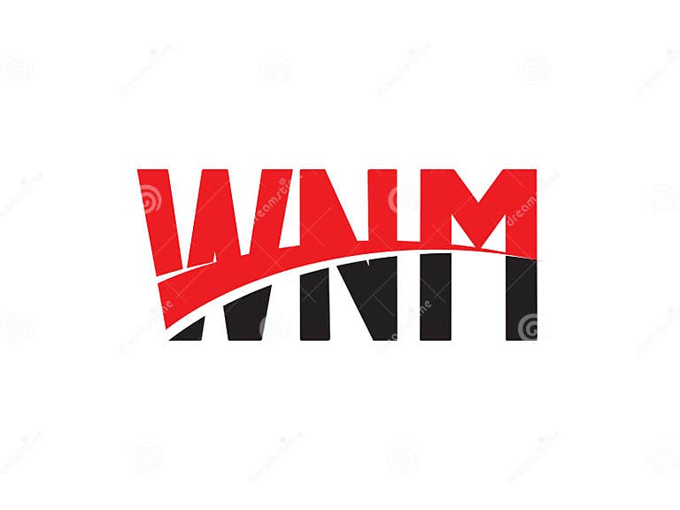 WNM Letter Initial Logo Design Vector Illustration Stock Vector ...