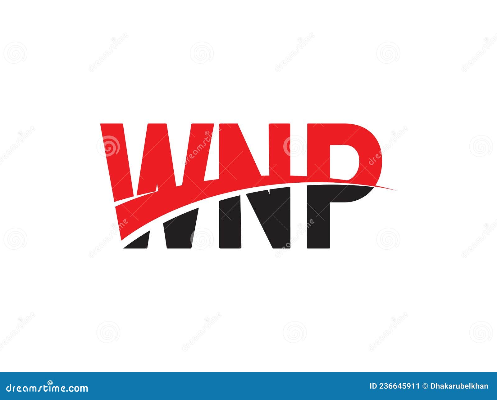 WNP Letter Initial Logo Design Vector Illustration Stock Vector ...