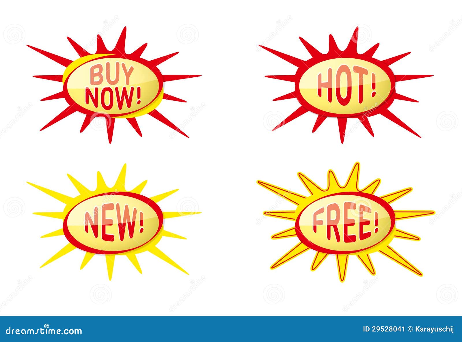 Wobbler for Supermarket, Packaging and Advertising Stock Vector ...