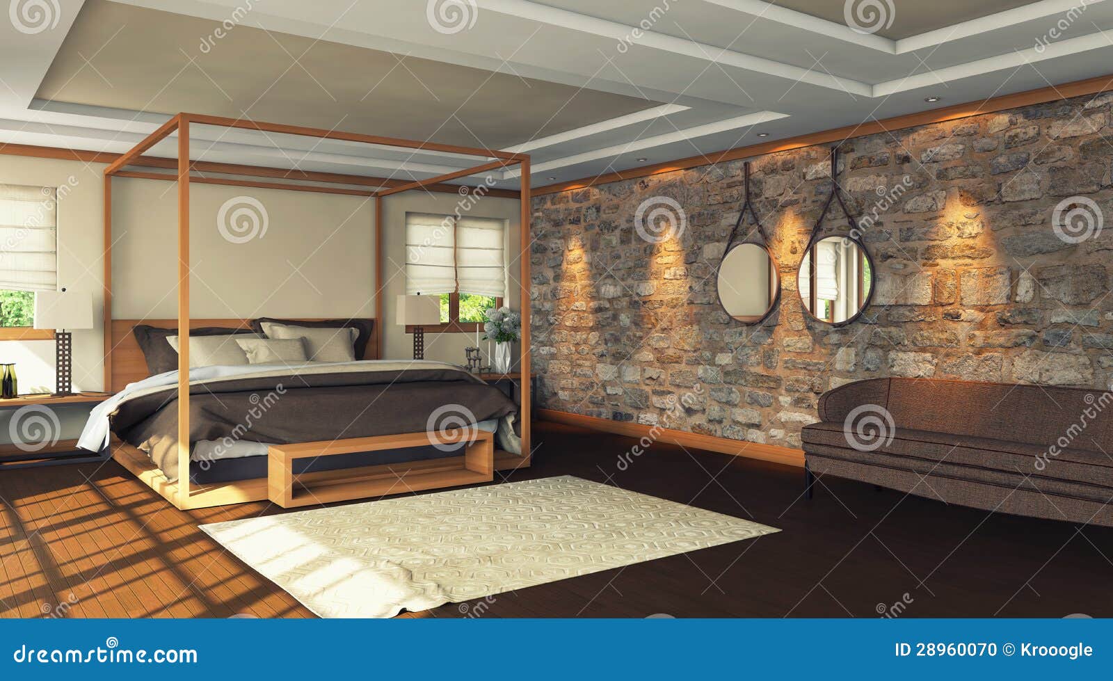 Realistic Woden Picture Or Photo Frame Mock Up Standing On Light ...