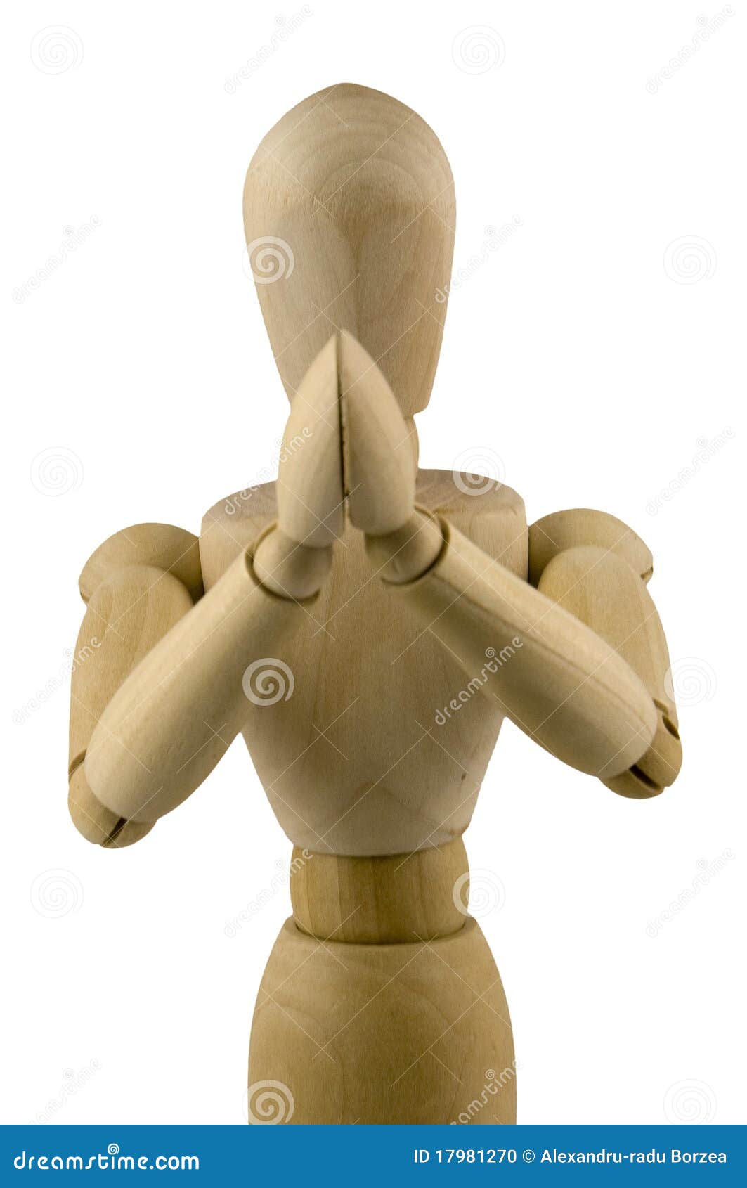 Figure Praying With Hands Together In The Pantheon Royalty-Free Stock ...