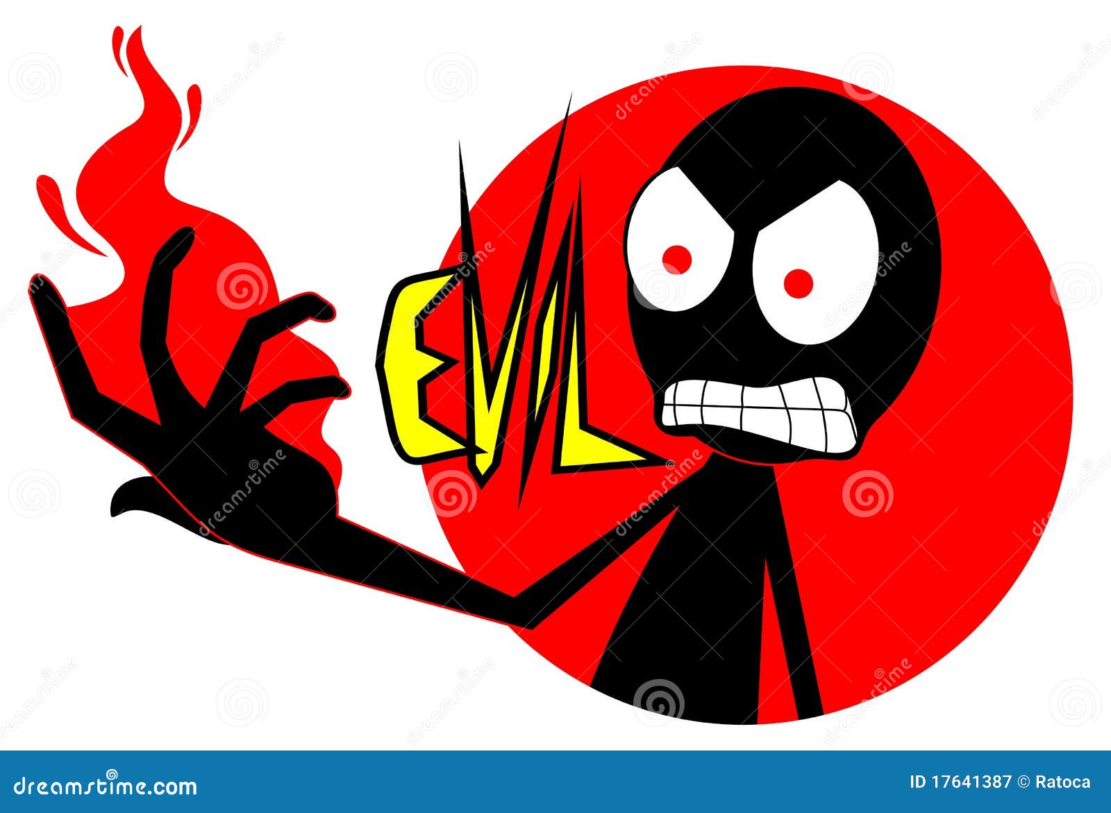 Woede vector illustratie. Illustration of verheven, kijk - 17641387