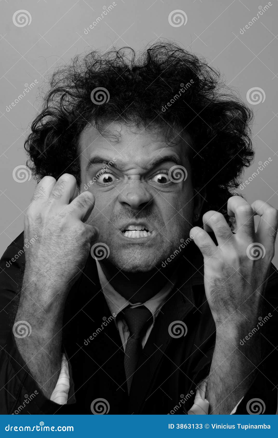 Woedend stock afbeelding. Image of volwassen, verschrikking - 3863133