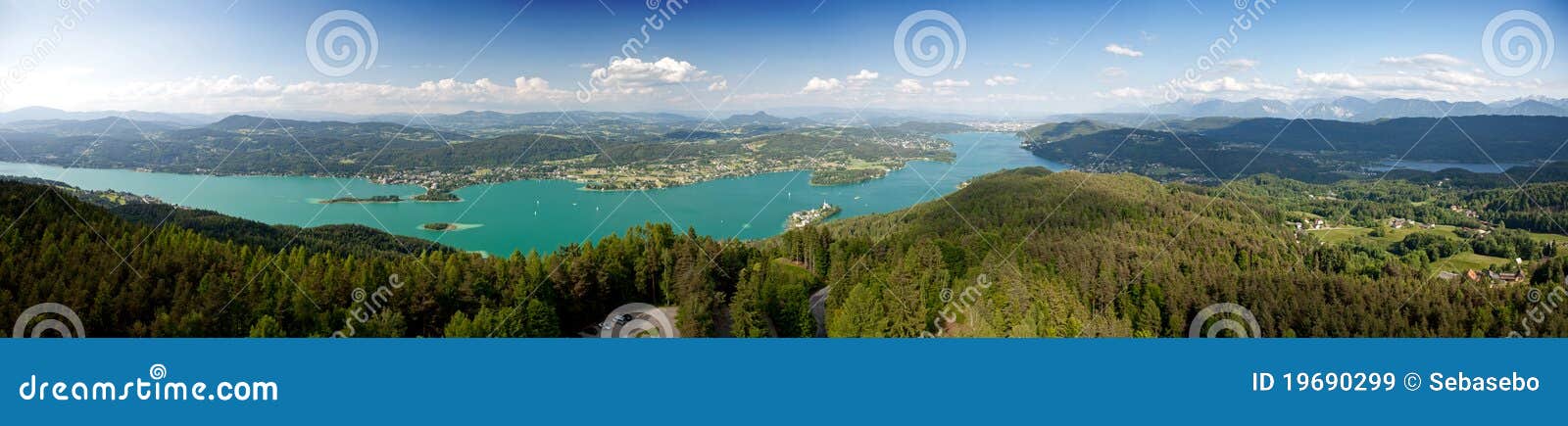Woerthersee Lake in Austria Stock Image - Image of austria, klagenfurt ...