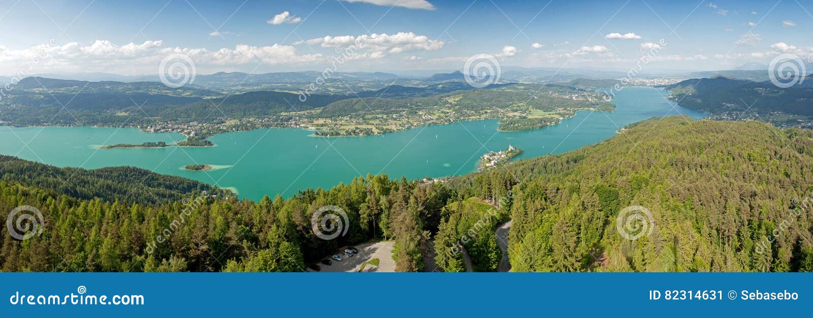 Woerthersee Lake stock image. Image of woerthersee, water - 82314631