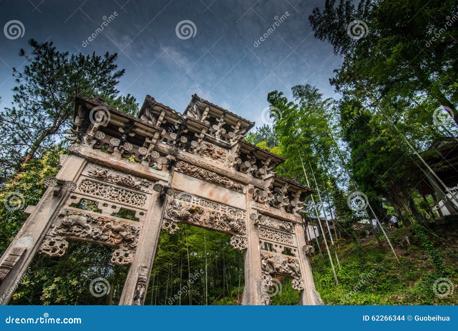 Wohnsitz-Museum Huangshan Qiankou Redaktionelles Stockbild - Bild von ...