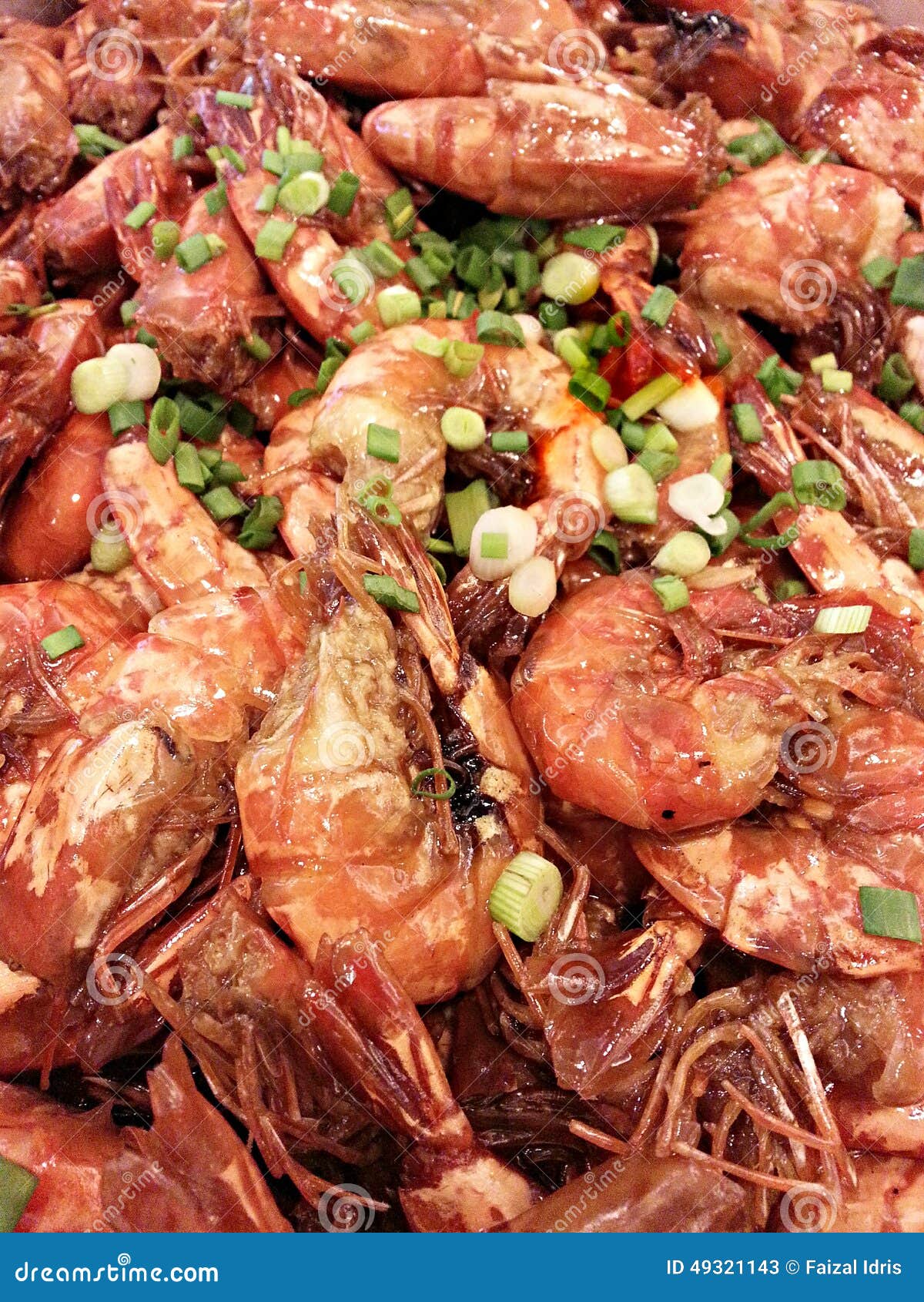 Wok fried Prawns stock image. Image of food, feied, spicy - 49321143