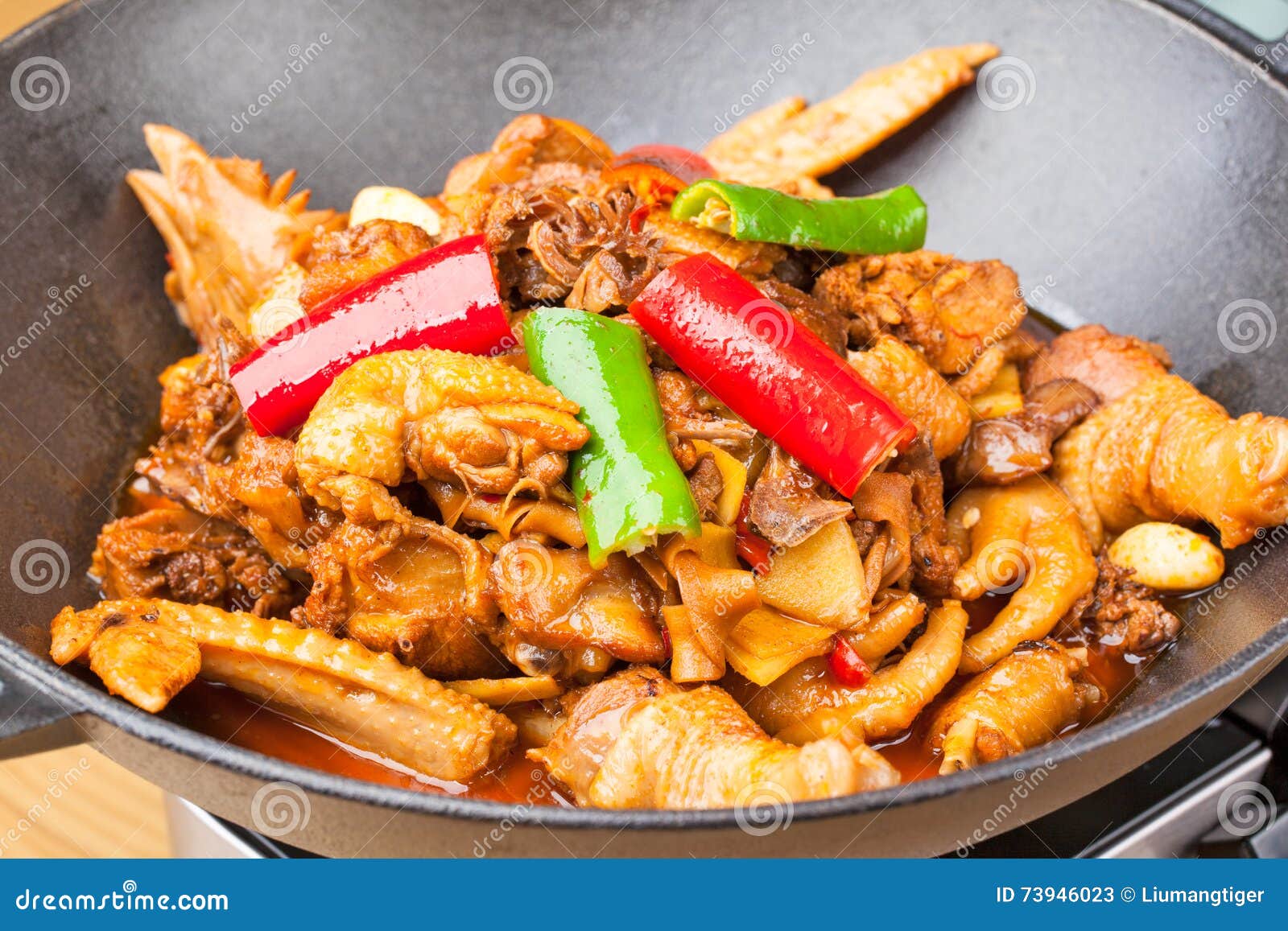 Spicy Chicken Biryani In Traditional Handi Or Clay Pot. Royalty-Free ...