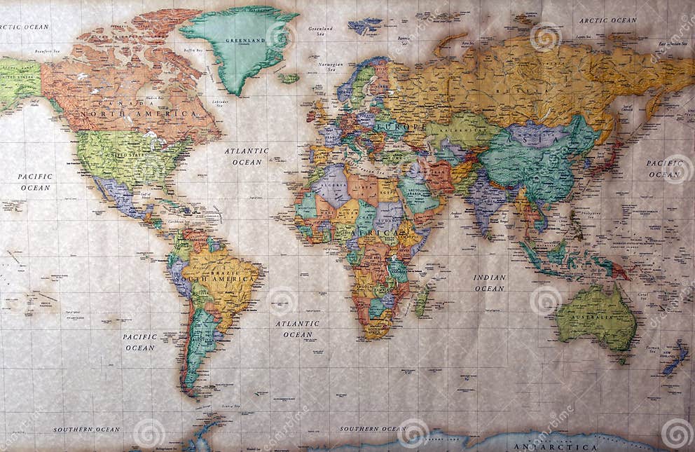 Wold Map stock image. Image of travel, looking, distance - 41061323