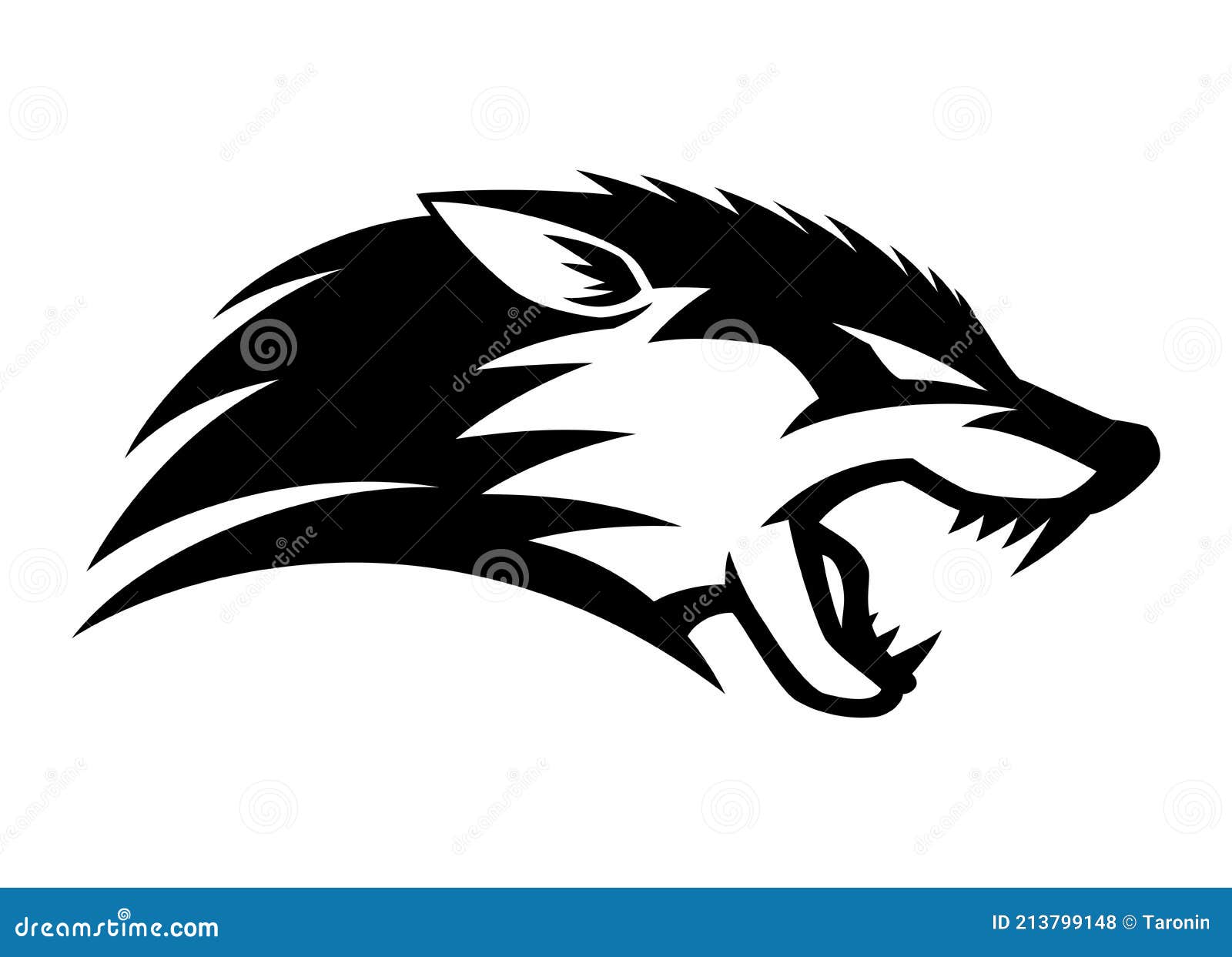Wolf Icon Vector Set. Animals Illustration Sign Collection. Wild Life ...