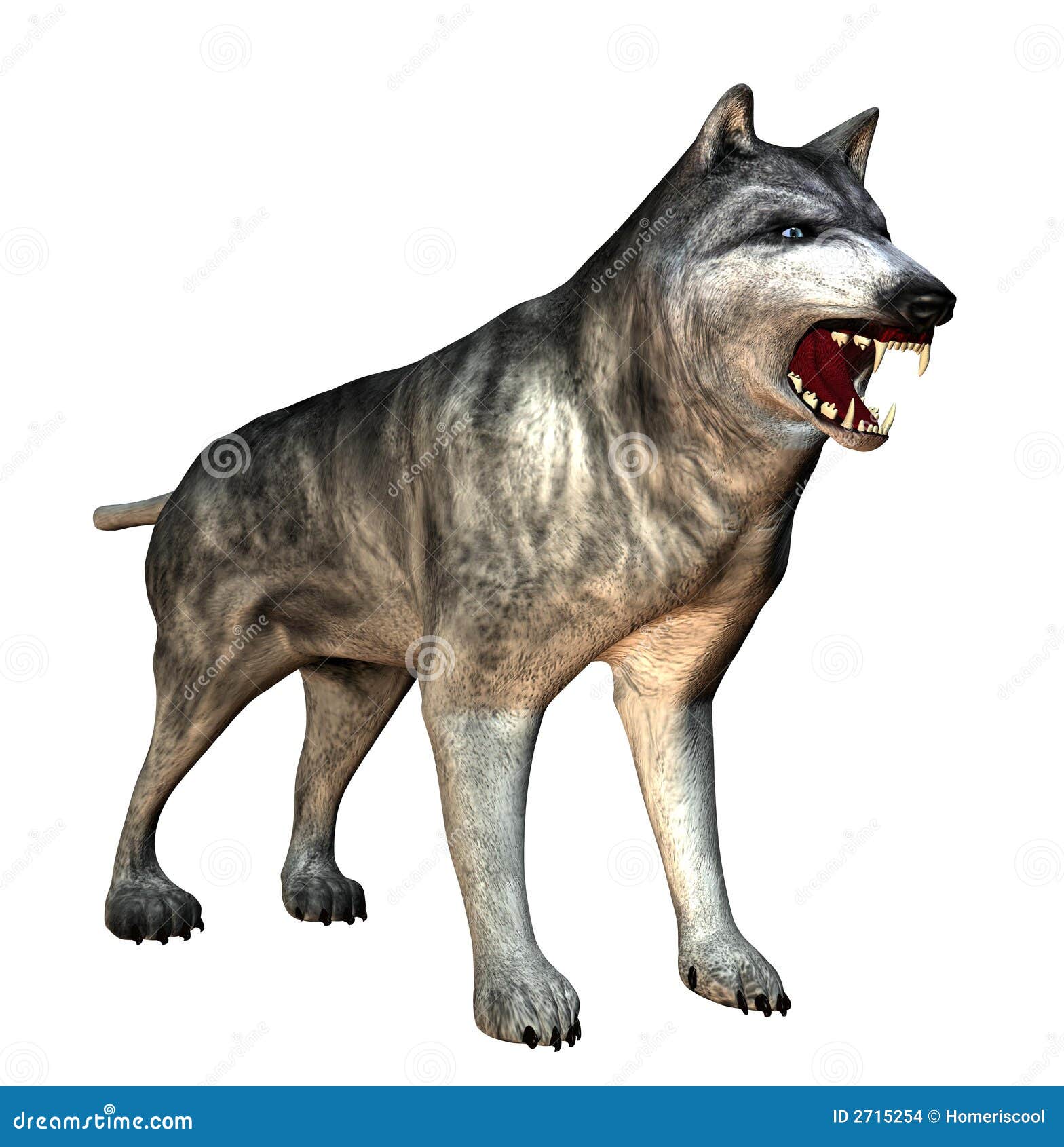 Wolf stock illustration. Illustration of bite, biting - 2715254