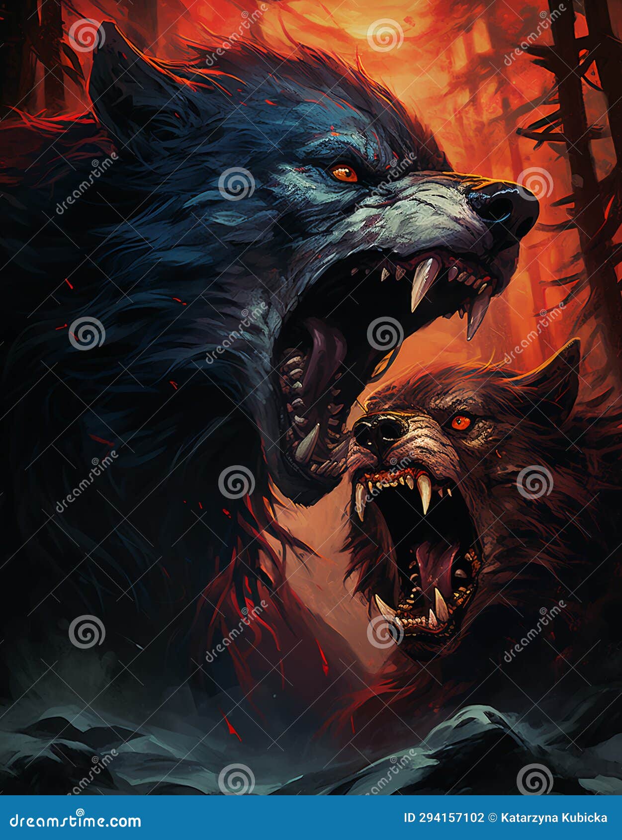 Werewolfs Cartoons, Illustrations & Vector Stock Images - 179 Pictures ...