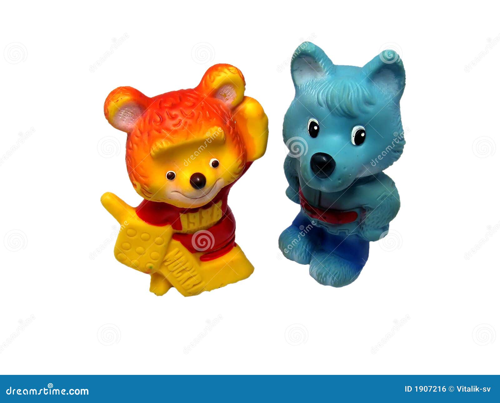 Bear Toys On Texture Of Paper Backgrounds,kid Toys Stock Photo ...