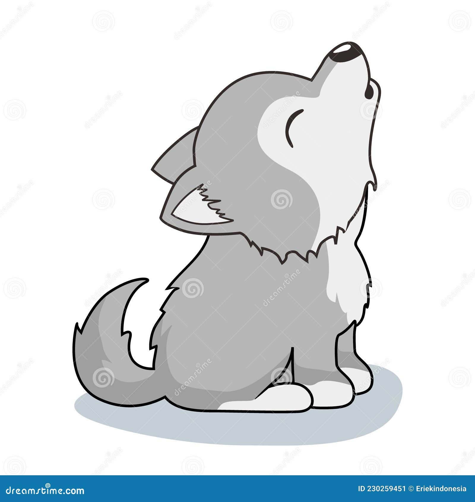 Set Of Cartoon Coyote Mascot Character Vector Illustration ...