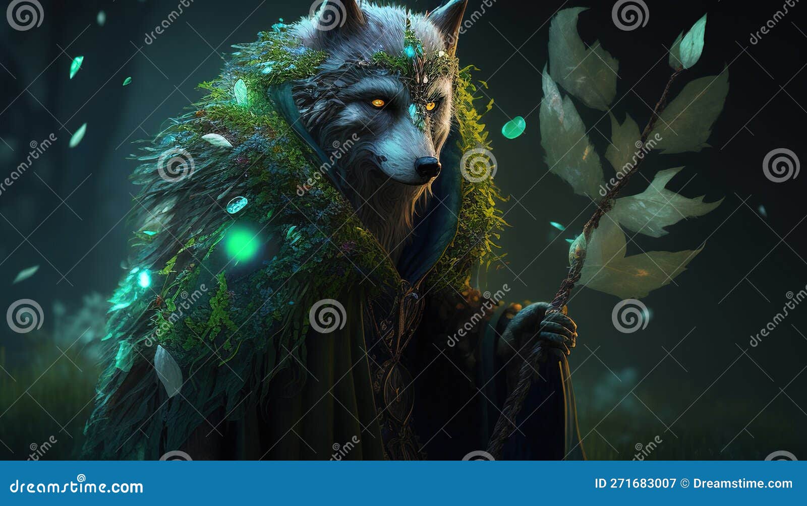 A Wolf Druid is a Shapeshifter Who Communes with Wolves and Channels ...