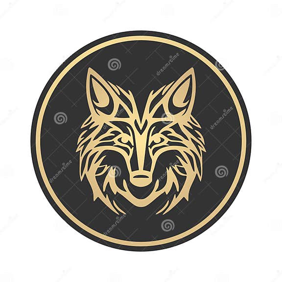 Wolf face symbol stock vector. Illustration of sport - 325985221